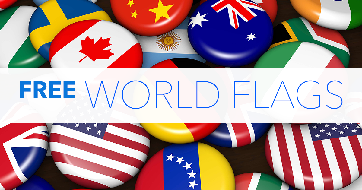 FREE set of world flags for your presentations - PresoMakeover