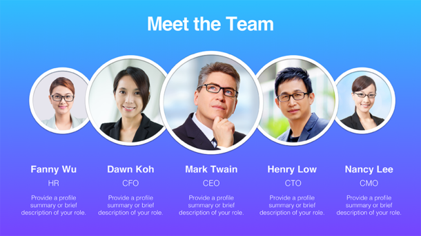 Download Team Member Templates | PresoMakeover