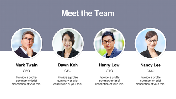 Download Team Member Templates | PresoMakeover