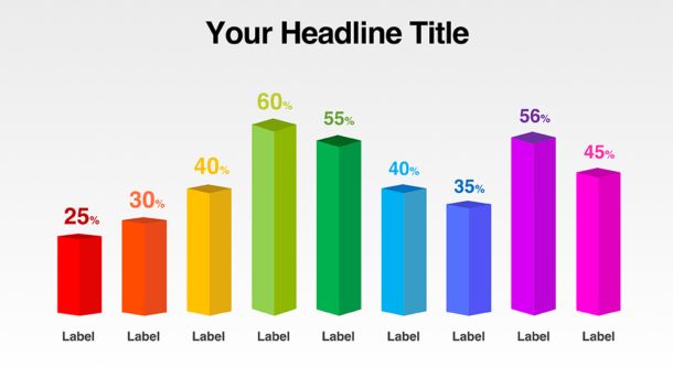 Download Data-Driven Bar Chart Templates | PresoMakeover