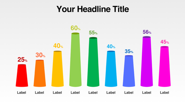 Download Data-Driven Bar Chart Templates | PresoMakeover