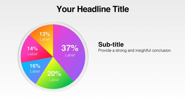 Download Data-Driven Pie Chart Templates | PresoMakeover